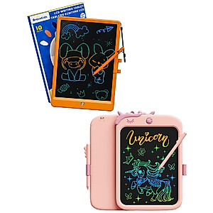 bravokids Toys for 3+ Year Old Girls, Unicorn Girl Gifts, 10 Inch LCD Writing Tablet Doodle Board Educational Learning Toys Birthday Gifts for 3 4 5 6 7 8 Year Old Kids