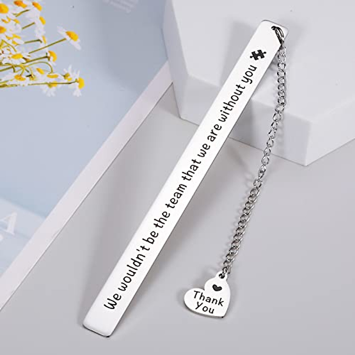 Thank You Gift Bookmark for Boss Leader Supervisor Mentor Christmas Birthday Bookmark Gifts for Colleague Coworker Friends Coach Going Away Leaving Retirement Office Thank You Memorial Gifts