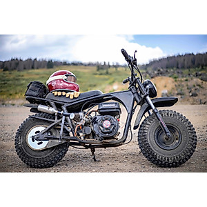 AlveyTech Black 196cc 6.5 Hp Recoil Pull Starter - For the Baja Mini Bike MB165/MB200, Coleman RB200, DT200 196cc Drift Trike, Scooter, Lawnmower, Generator, Go-Kart & ATV - Corrosion-Resistant