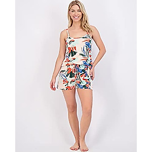 3 Pack: Womens Cami PJ Top and Shorts Pajama Sets Short Pajamas Women PJs Sleepwear Sexy Two Piece Lingerie Lounge Plaid Silk Tank Cute Matching Soft Satin Night Wear Womans Loungewear - Set 2, M