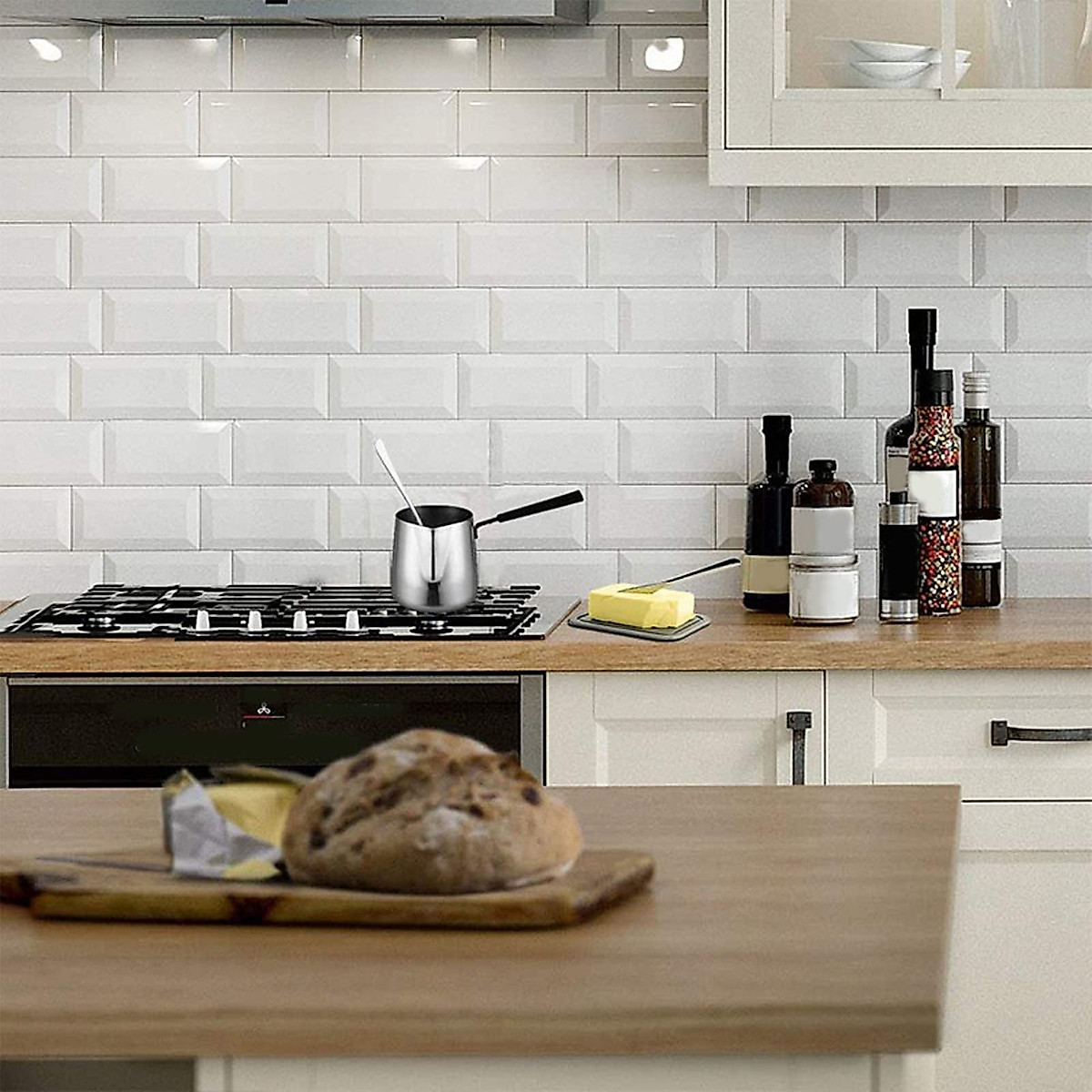 Turkish Coffee Pot, Butter Warmer Mini Stainless Steel Coffee Heating Melting Pot 1000ml with Spout for Home Cafe