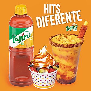 Tajín Clásico Seasoning 14oz and Tajín Fruity Chamoy Sauce 15.38oz Bundle (Pack of 2)