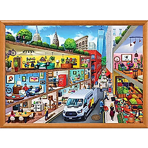 MasterPieces 1000 Piece Jigsaw Puzzle for Adults, Family, Or Kids - City Living - 19.25"x26.75"
