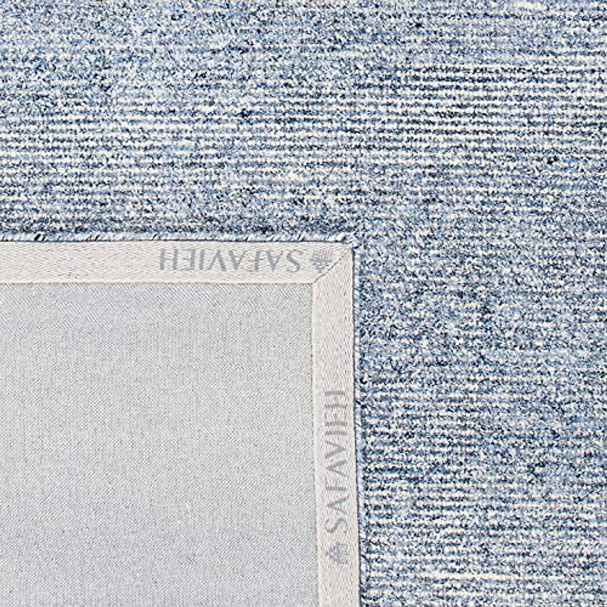SAFAVIEH Himalaya Collection 3' x 5' Blue HIM153M Handmade Premium Wool & Viscose Area Rug