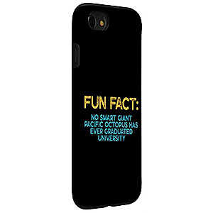 iPhone SE (2020) / 7 / 8 No Giant Octopus Graduated Uni Funny Animal Pun Humor Case