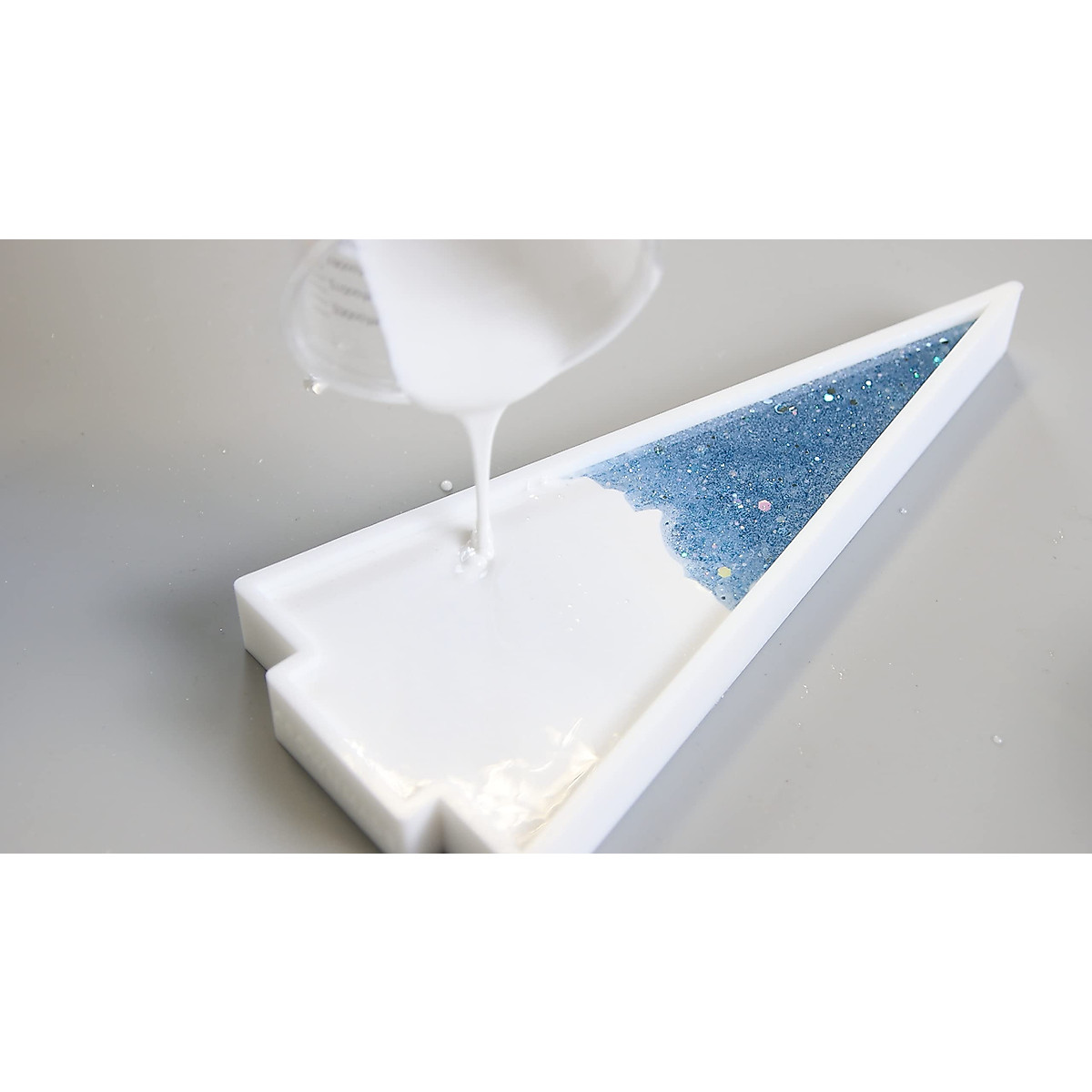 CROWNMADE Resin Christmas Tree Mold Silicone Christmas Mold for Resin Decoration