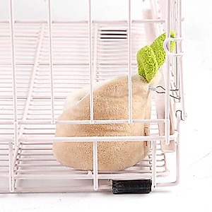DIEWU Hamster Mini Bed, Plush Warm Soft Small Pets Nest Cage Accessories, Hamster Guinea Pig Sleeping Bed(Bunny)