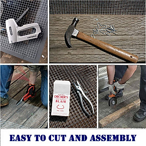 Nueve Deer Hardware Cloth 6 foot x 50 foot 1/2 inch Mesh 19 Gauge, Hot Dip Galvanized After Welding, Welded Wire Mesh Roll Chicken Wire Fencing Cage Wire Rodent Wire