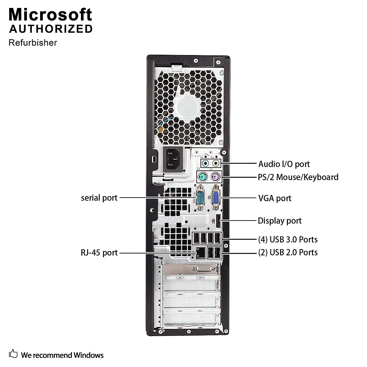 HP Z220 Desktop Computer - Intel Core i7 3.8GHz, 32GB DDR3, New 1TB SSD, Windows 10 Pro 64-Bit, WiFi, DVDRW, USB 3.0 (Renewed)