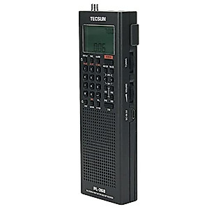 Tecsun Digital PL368 AM/FM/LW/SW Worldband Radio with Single Side Band Receiver (Black)