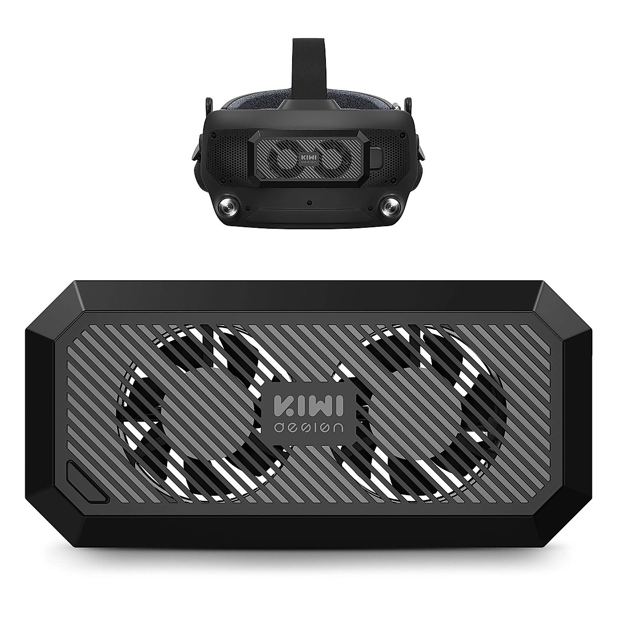 KIWI design USB Radiator Fans and Lens Protector Compatible with Valve Index