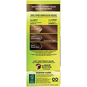 Garnier Nutrisse Haircolor, 53 Medium Golden Brown 1 ea (Pack of 2)