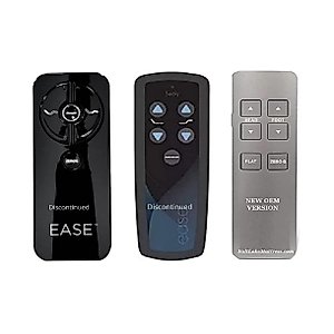 Replacement Remote Control Compatible with Sealy Ease (All Versions) Adjustable Bed (New Silver Serta Remote)
