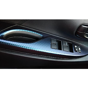 Chameleon Blue to Purple Carbon Fiber Car Vinyl Wrap Sticker Decal Sheet Self Adhesive Bubble Free (1ft x 10ft)