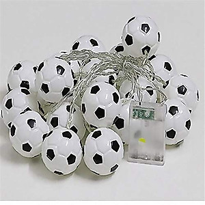 Venhoy String Lights LED Football Shell Light String, Curtain Light, Fairy String Light, Starry String Lights, Garden, Patio, Home, Wedding, Party, Christmas (Size : 20 Lights)