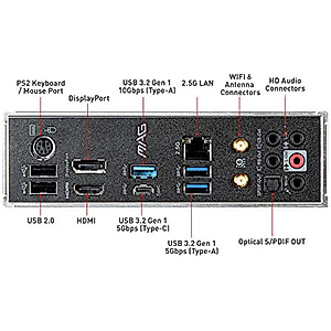 MSI MAG B460M Mortar WiFi Gaming Motherboard (mATX, 10th Gen Intel Core, LGA 1200 Socket, DDR4, CFX, Dual M.2 Slots, USB 3.2 Gen 1, 2.5G LAN, DP/HDMI, Wi-Fi 6 Pre-Certified)