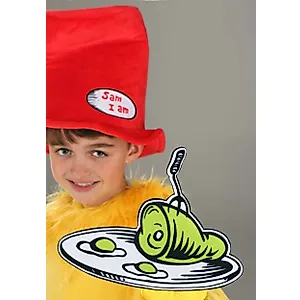 elope Dr. Seuss Green Eggs and Ham Sam I Am Costume for Kids X-Small