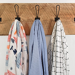 Ruby Star Swaddle Blanket, Muslin Swaddle Blankets, 3 Pack Receiving Blanket for Boys and Girls, 47 x 47 in