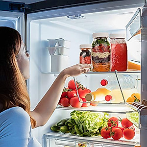 AOZITA 10 Pack REGULAR Mouth Mason Jar Lids for Ball, Kerr and More - White Plastic Storage Caps for Mason/Canning Jars - Leak-Proof