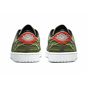 Nike Men's Air Jordan, Oil Green/Black-chile Red-whit, 12