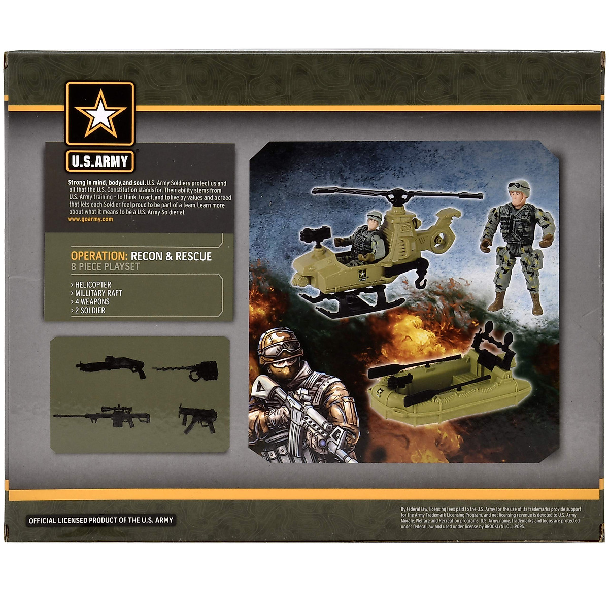 US Army Recon and Rescue 8 Piece Set