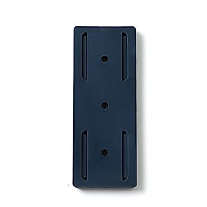 HAISERVEN 6PC Seamless Punch Free Plug Sticker Holder Wall Fixer Power Strip Holders Storage Sockets Wall Holders Shelf Stand Holder Plug Hook Hook (Color : Blue)