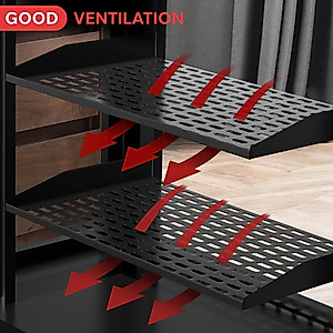 Pyle 19-Inch 1U Server, Vented Shelves for Good Air Circulation Cantilever Wall Rack, Universal Device, Cabinet Shelf, Computer Case Mounting Tray, Black (PLRSTN14U)