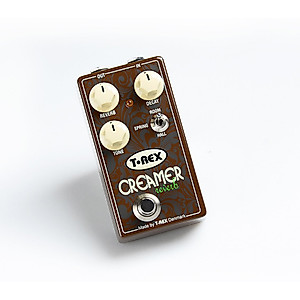T-Rex Engineering CREAMER Reverb Guitar Effects Pedal Provides Room, Spring, and Hall Reverb with Tone Control (10092)