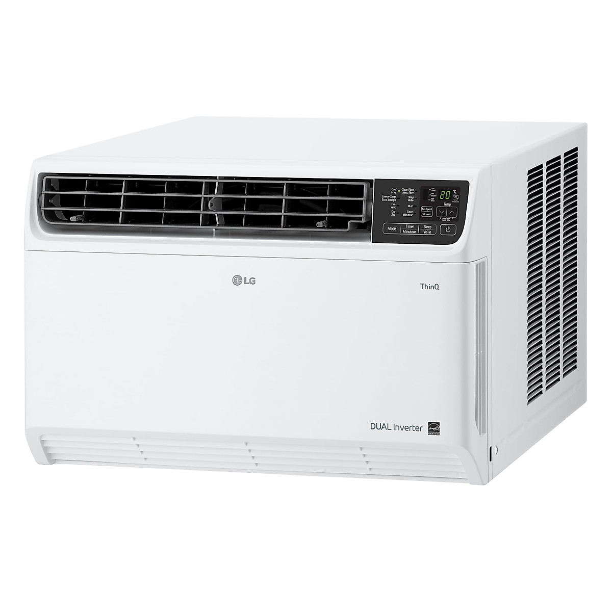 LG 14,000 BTU Dual Inverter Smart Wi-fi Enabled LW1522IVSM Window Air Conditioner, White