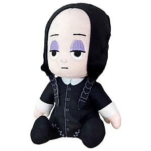 Great Eastern Entertainment Addams Family Animated Movie 2 - Wednesday Addams Sitting Plush 7" H