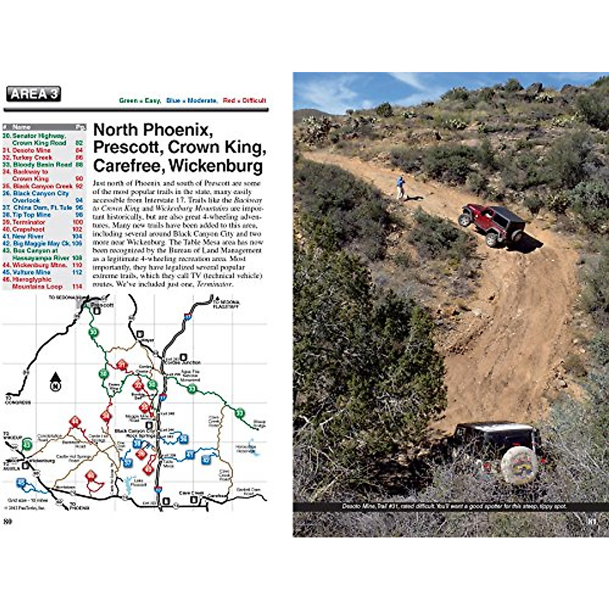 Guide to Arizona Backroads & 4-Wheel-Drive Trails: Easy, Moderate, Difficult