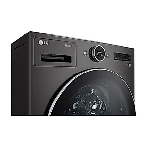 LG WM6700HBA 5.0 Cu. Ft. Black Steel Front Load HE Stackable Smart Washer