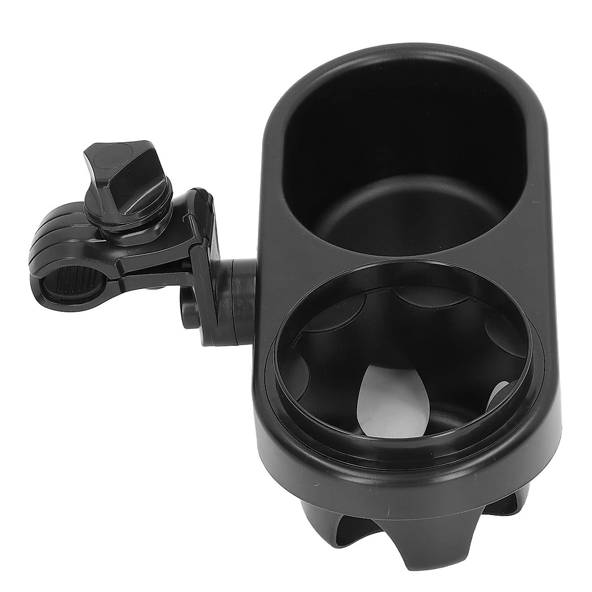 Stroller Cup Holder, Multifunction Double Universal Stroller Water Bottle Holder for Water Bottle Mobile Phones Stroller Cup Holder Universal Stroller Snack Tray