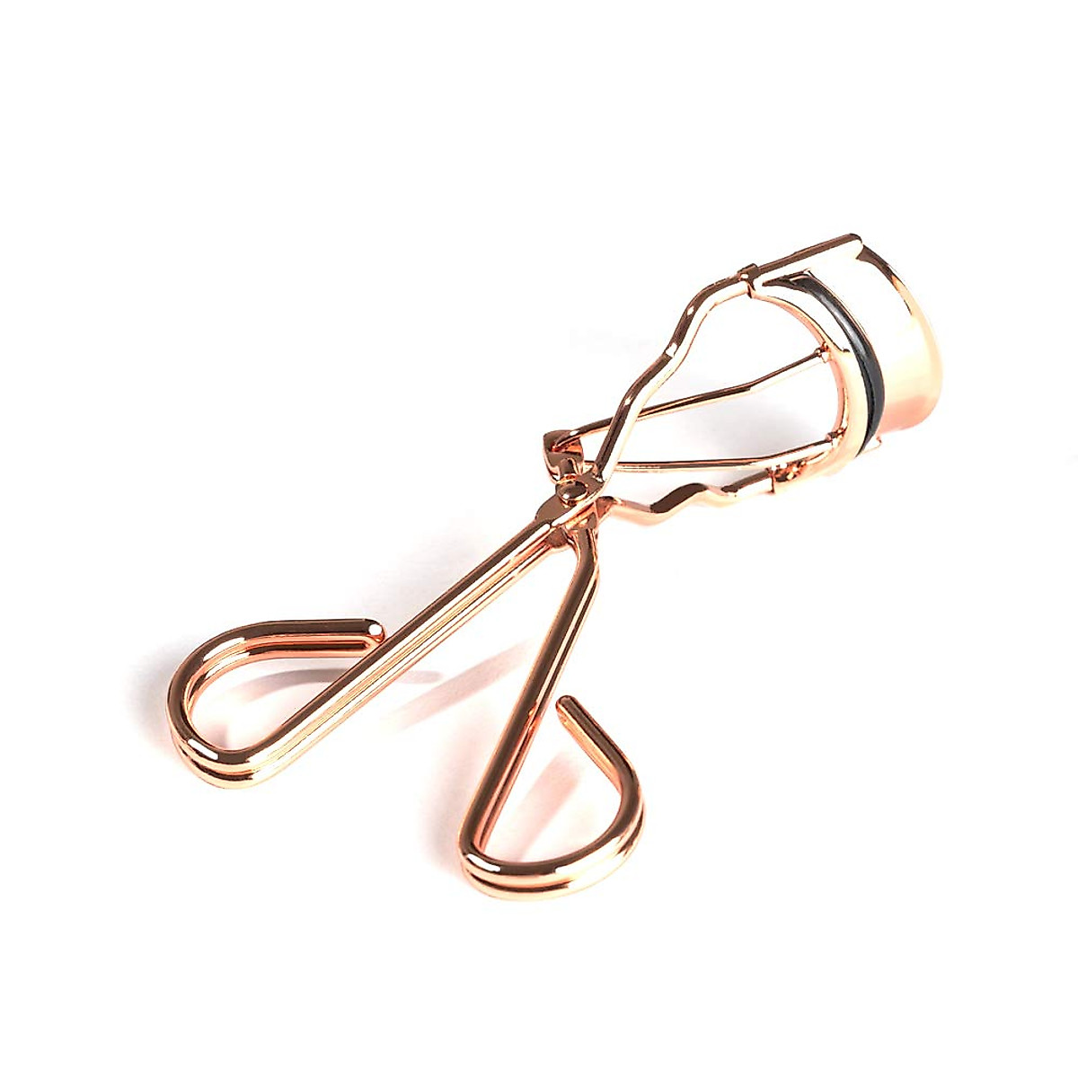 Eyelash Curler, Golden Eyelash Makeup Tools Set with Eyelash Curler, Mini Eyelash Curler, Black Silicone Refill Pads, Professional Lashes Curler, Stainless Steel, Fits Various Eye Lashes New