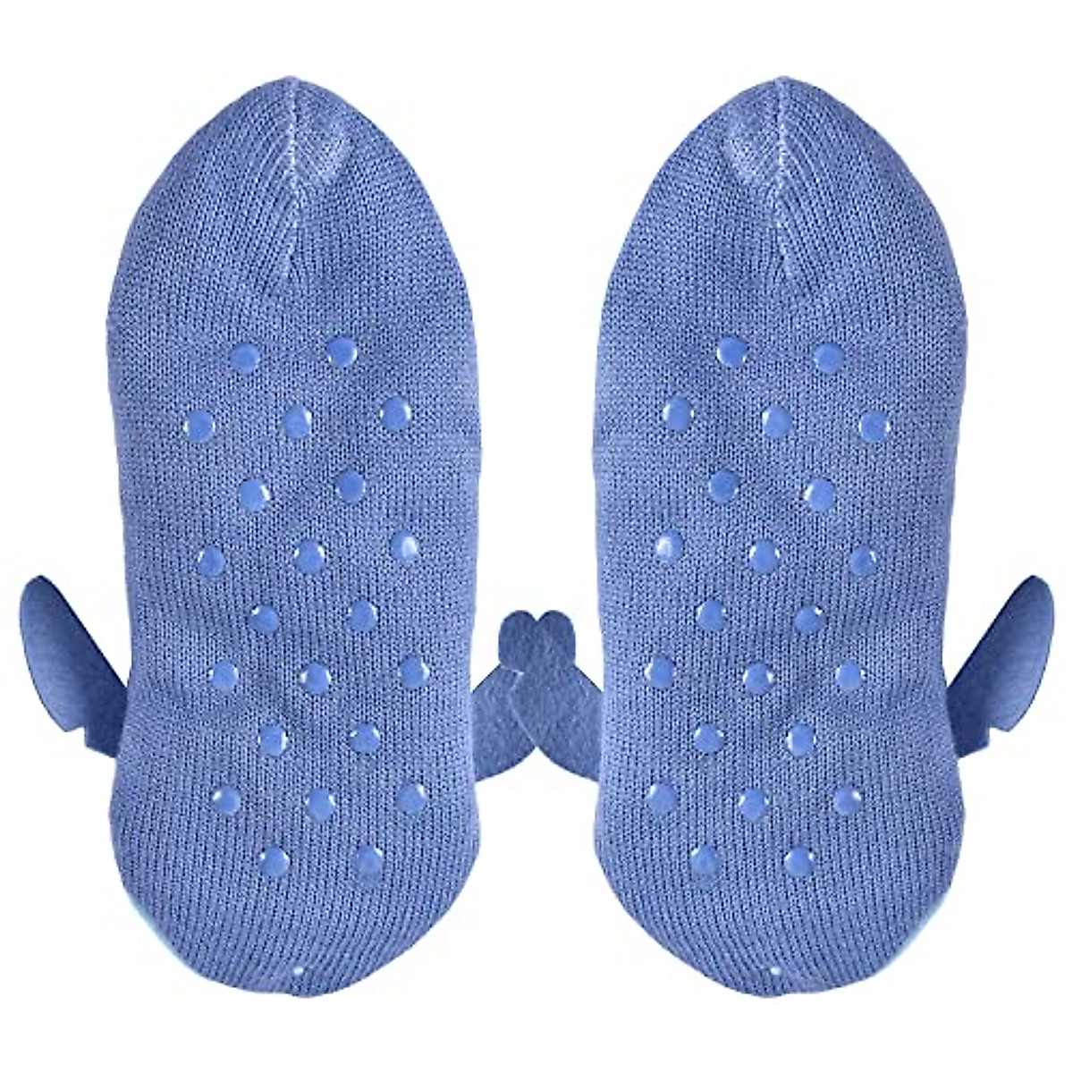 Disney Women's 1-Pack Plush Footlet, Blue, 9/11