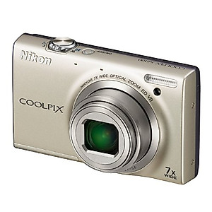 Nikon COOLPIX S6100 16 MP Digital Camera with 7x NIKKOR Wide-Angle Optical Zoom Lens and 3-Inch Touch-Panel LCD (Silver) (OLD MODEL)