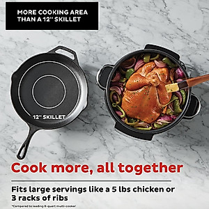 Instant Pot Superior Cooker 7.5QT Slow Cooker and Multicooker, 4-in-1 Functions, Sears/Sauté, Slow Cooks/Roast, Steams and Warms, From The Makers of Instant Pot
