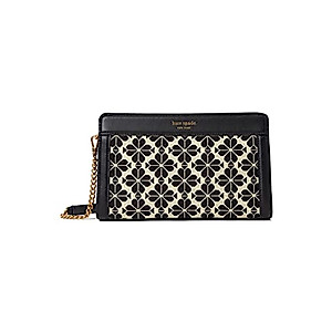 Kate Spade New York Spade Flower Jacquard Medium Crossbody Cream Multi One Size