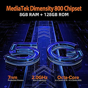 Rugged Smartphones, OUKITEL 5G Unlocked for All Carriers Cell Phone WP10, 8GB +128GB 48MP Sony Camera(Support Shooting 4K Video) 8000mAh Battery IP68 & IP69K Protection 6.67 Inch FHD Screen (Black)