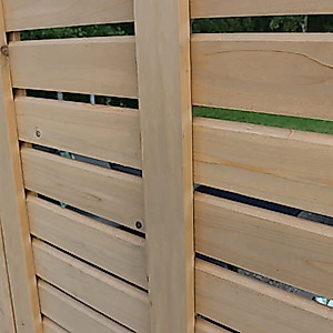 Yardistry 10' Meridian Wood Privacy Wall