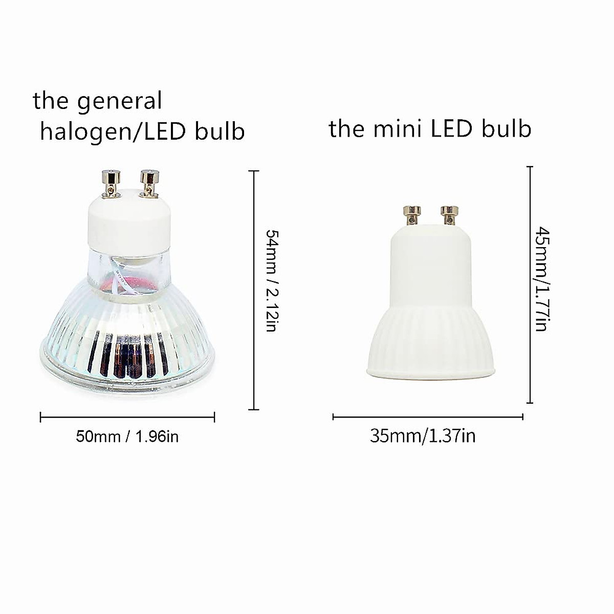 Night Blazers MR11 GU10 LED Bulb 3W Non-Dimmable 35MM Small Bulb 35W Halogen Bulbs Equivalent Bright Warm White 120V for Recessed Lighting, Track Lighting, Spotlight, Household Mini Bulbs 4 Pack