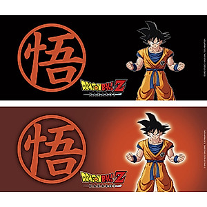 ABYSTYLE Dragon Ball Z Kakarot Goku Ceramic Heat Changing Tea Coffee Mug 16 Oz. Features Goku & His Kanji DBZ Drinkware Anime Manga Gift