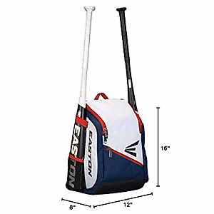 Easton | GAME READY Backpack Equipment Bag | Youth | Red/White/Blue