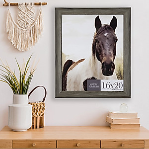 Gallery Solutions 16x20 Greywash Large Wall Frame