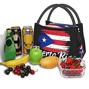 ASYG Puerto Rico Lunch Box Picnic Bags Puerto Tote Insulated Portable Puerto Decor Container Meal Bag