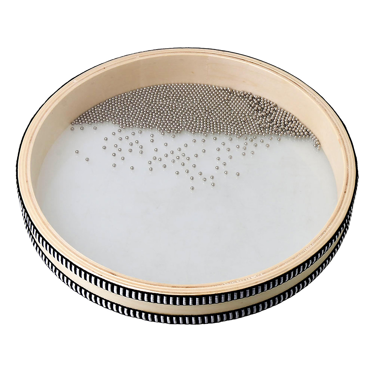 Bstinay Natural Color 10" Wave Bead Ocean Drum Musical Instrument Percussion