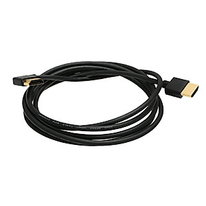 A to A HDMI Cable, Ysimda Ultra Slim Flexible Series One Port Saver 90 Degree Right- Angle A to A HDMI 2.0 High-Speed Cable, 6ft, Golded Connecter, 18G, Supports Ethernet, 3D, 4K and Audio Return