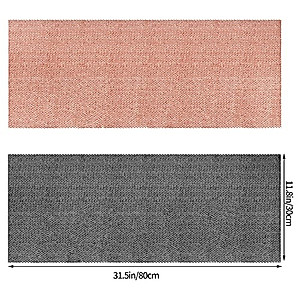 2 Pcs African Exfoliating Net, Fengek 31.5 Inch African Long Body Net Sponges Skin Back Scrubber for Daily Shower Bathing Exfoliating (Multicolor 4)