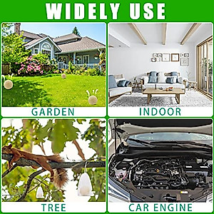 12 Pack Natural Squirrel Repellent for Outdoor Car Yard Garden Plants Indoor Bird Feeder, Peppermint Planted Ingredients Rodent Squirrel Deterrent, Keep Squirrel Mouse Away