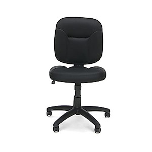 OFM ESS Collection Armless Task Chair, in Black (ESS-101-BLK)